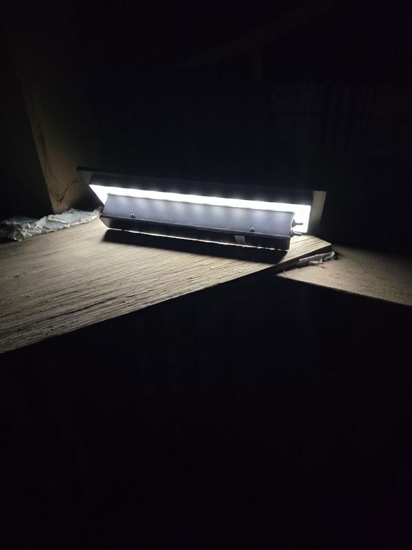 Gama Sonic 15.75-in H Black Solar Dusk to Dawn Integrated LED Outdoor ...