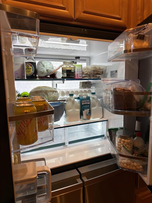 GE Profile Counter-Depth 22.9-cu ft 4 -Door 36-in Wide with Ice Maker ...