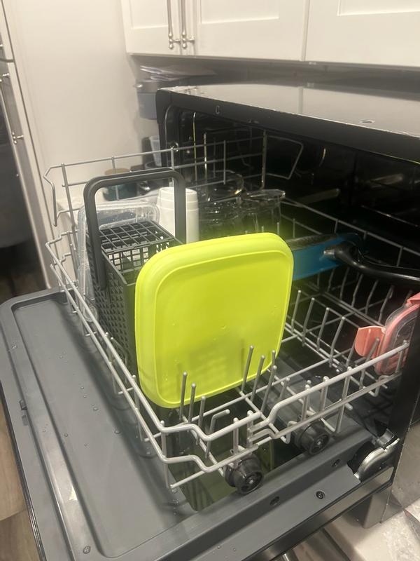 GE Profile 22-in Portable Countertop dishwasher ( Black ) 6 Place ...