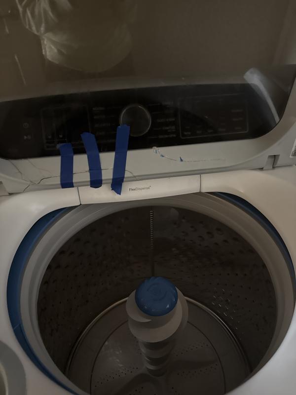 GE Profile 5.3-cu ft High Efficiency Agitator Smart Top-Load Washer ...