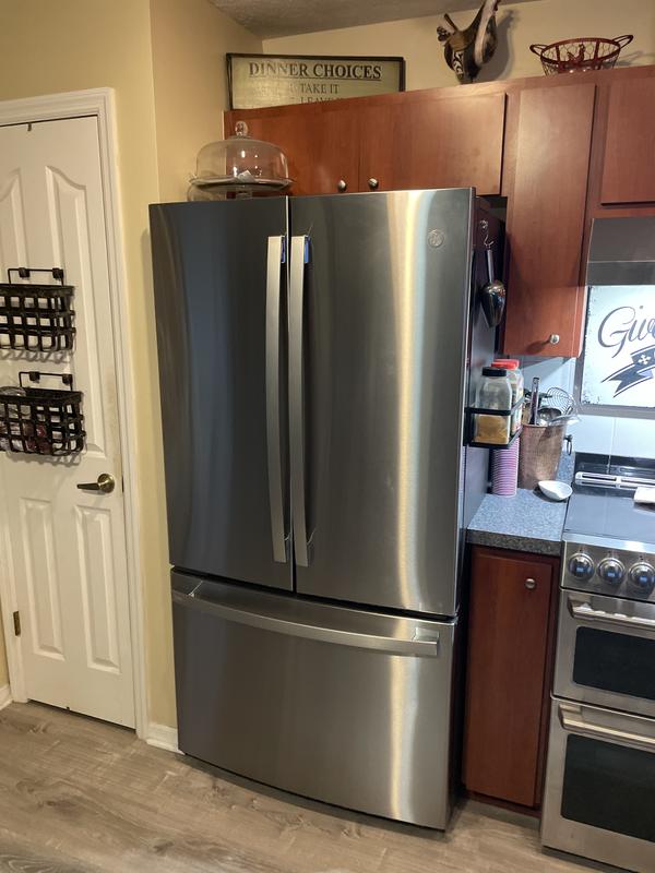 GE Profile Counter-depth 23.1-cu ft French Door Refrigerator with Ice ...