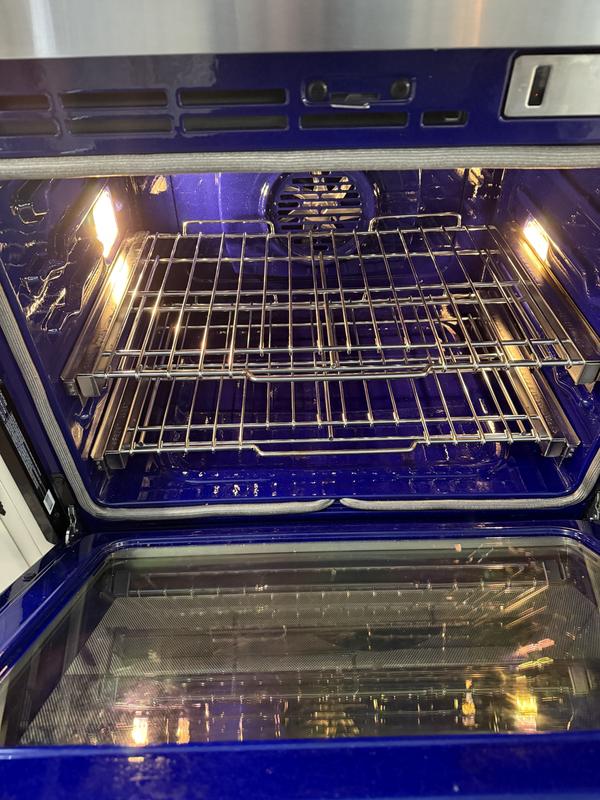 GE Profile 30 inch Self + Steam Cleaning Air Fry Microwave Wall Oven ...