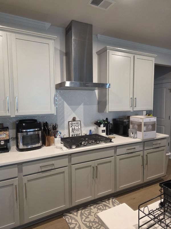 GE 30-in Convertible 350-CFM Stainless Steel Wall-Mounted Range Hood ...