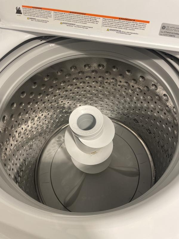 GE 4.6-cu ft High Efficiency Impeller Top-Load Washer (White ...