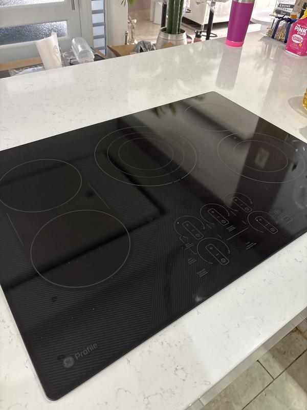 GE Profile 30-in 5 Burners Smooth Surface (Radiant) Black Smart ...