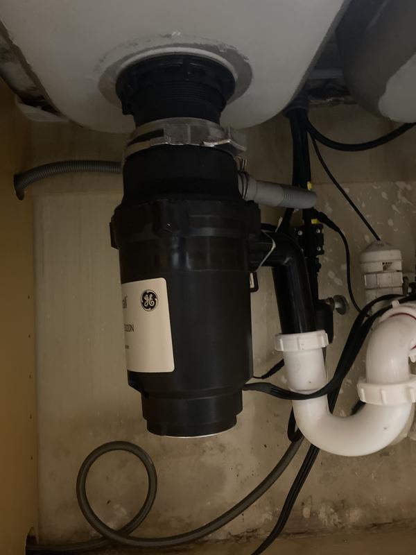 GE Continuous feed 1/2-HP Septic Safe Non-corded Garbage Disposal in ...