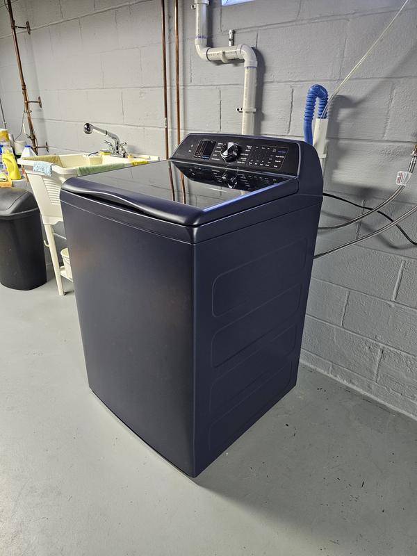 GE Profile 5.4-cu ft High Efficiency Impeller Top-Load Washer (Sapphire ...