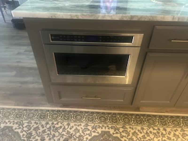 GE 23.9-in 1.2-cu ft 1000 -Watt Microwave Drawer ( Stainless Steel ) in ...