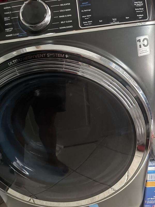 GE Profile UltraFresh Vent System 5.5-cu ft Stackable Steam Cycle Smart ...