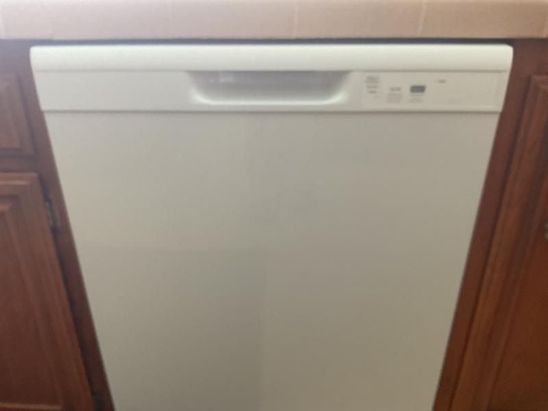 GE Dry Boost 24-in Front Control Built-In Dishwasher (White), 60-dBA ...