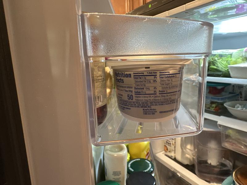 GE 24.9-cu ft Bottom-Freezer Refrigerator with Ice Maker (Stainless ...