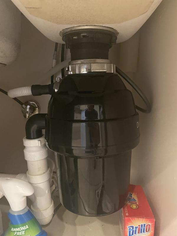 GE Continuous feed 3/4-HP Septic Safe Non-corded Garbage Disposal with ...