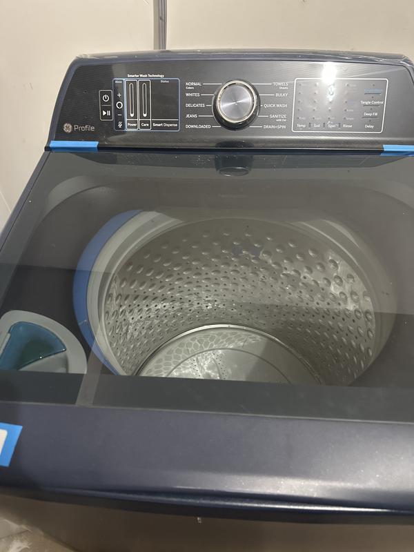 GE Profile 5.4-cu ft High Efficiency Impeller Smart Top-Load Washer ...