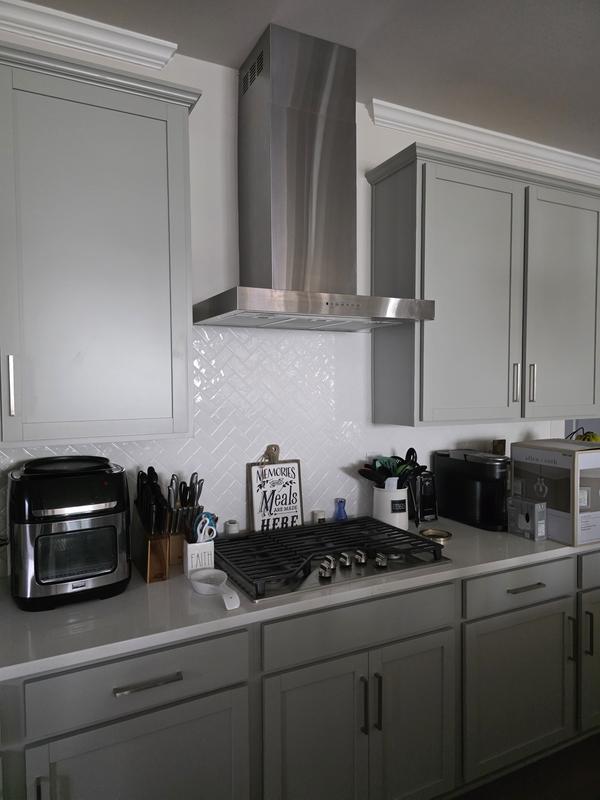 GE 30-in Convertible 350-CFM Stainless Steel Wall-Mounted Range Hood ...