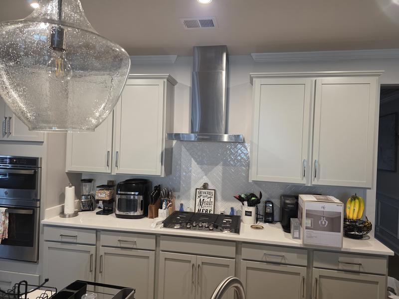 GE 30-in Convertible 350-CFM Stainless Steel Wall-Mounted Range Hood ...