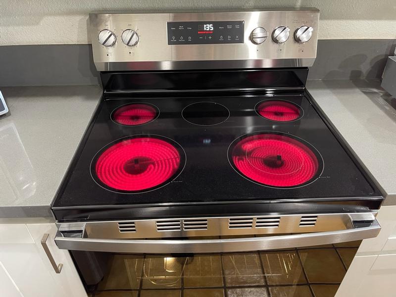 5 Burner Stove 30 Wide Electric Oven