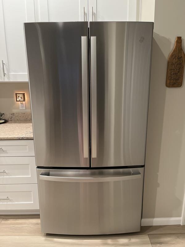 GE 28.7 cu ft French Door Refrigerator with Ice Maker Stainless Steel ENERGY STAR in the French Door Refrigerators department at Lowes