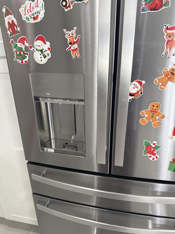 GE Profile Counter-Depth 22.4-cu ft 4 -Door 36-in Wide Smart Compatible ...