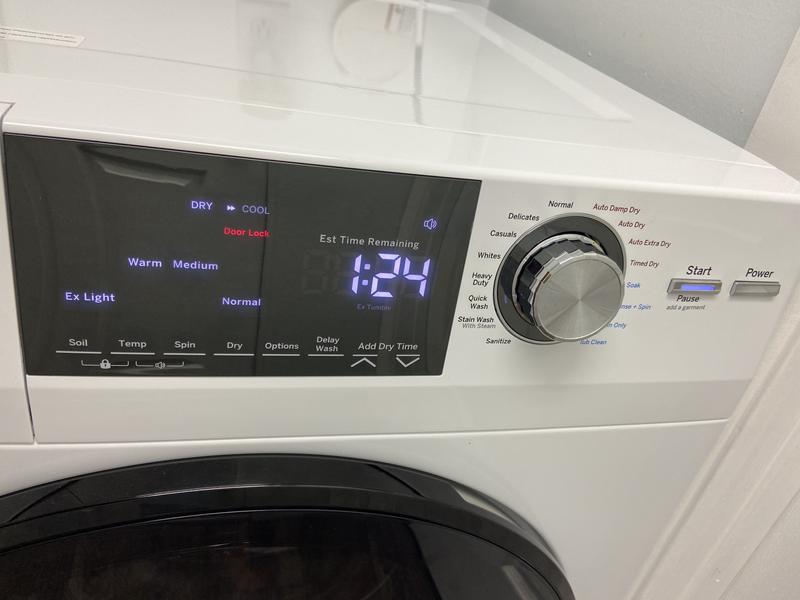 GE Compact White 120-Volt Ventless Electric All-in-One, 45% OFF