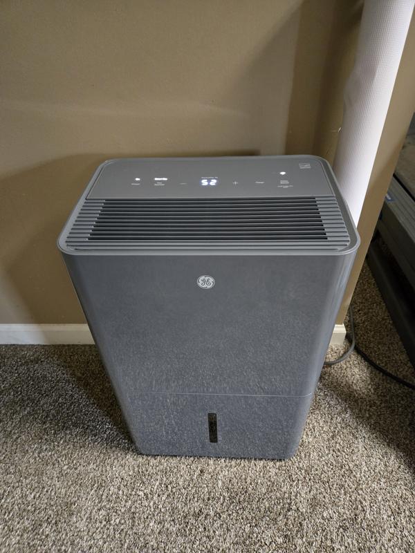 GE 50-Pint 2-Speed Wi-Fi Connected Dehumidifier ENERGY STAR (For Rooms ...