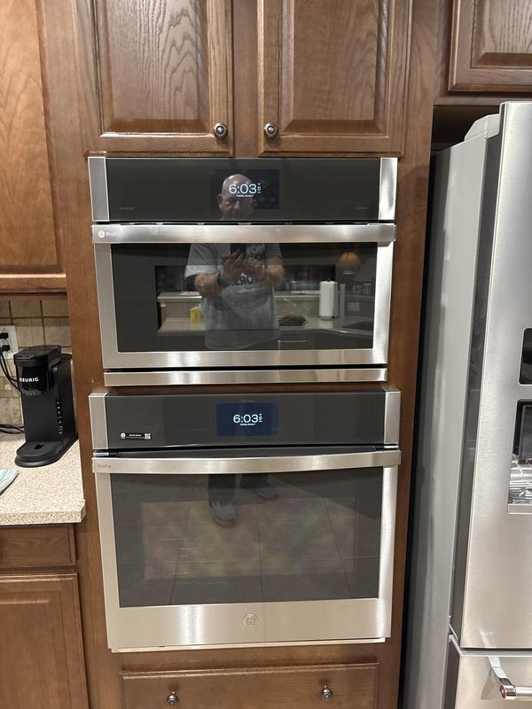 GE Profile Advantium 1.7-cu ft 975-Watt 26.75-in Smart Air Fry Built-In ...