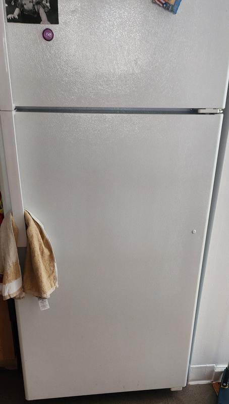 GE 17.5-cu ft Top-Freezer Refrigerator (White) at Lowes.com