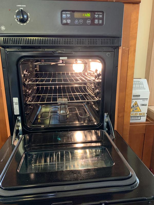GE Appliances JRP28BJBB 24" Self-Clean Double Electric Wall Oven