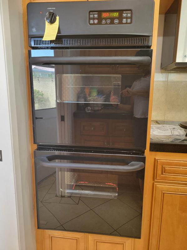 GE 24-in Double Electric Wall Oven Self-cleaning (Stainless Steel ...