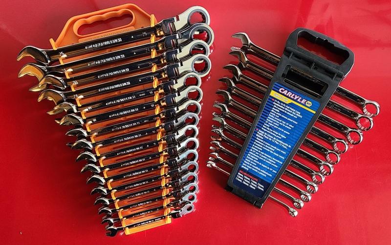 12 Point Flex Head Ratcheting Combination Metric Wrench Set