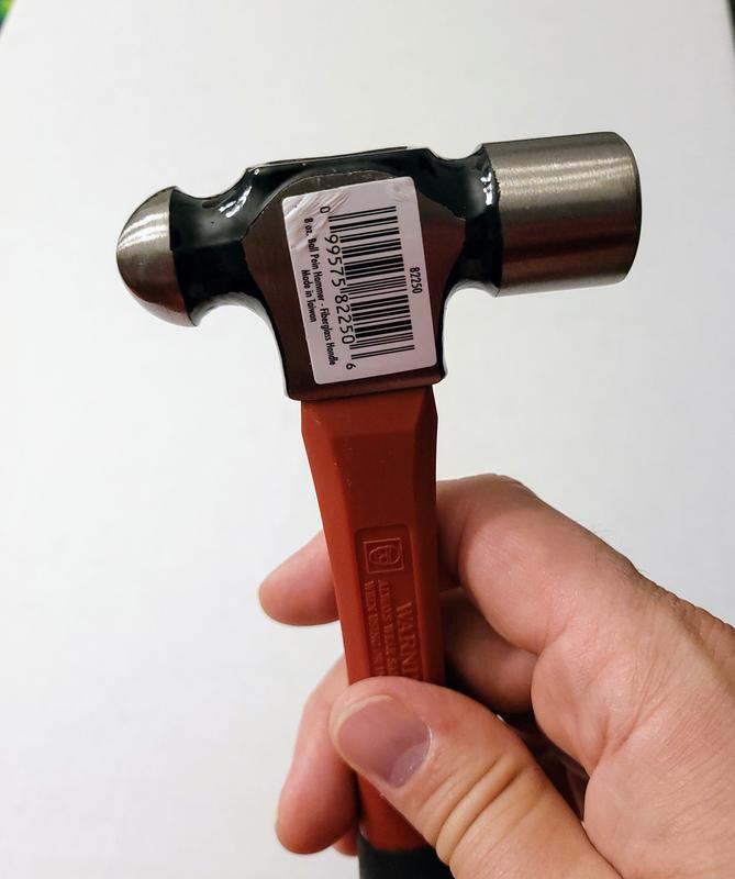 GEARWRENCH 8-oz Rounded Face Steel Head Fiberglass Ball Peen Hammer at ...