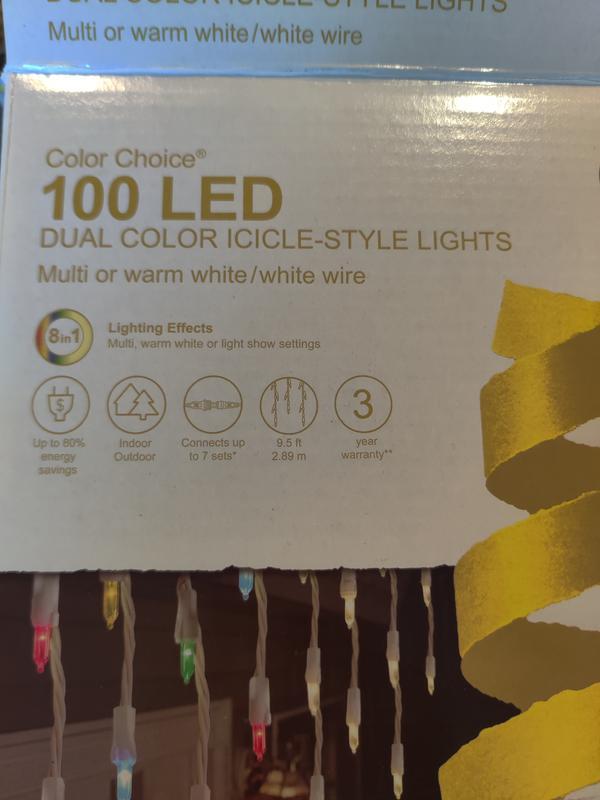 GE Color Choice 100 -Count Color-changing Color changing Mini LED Plug ...