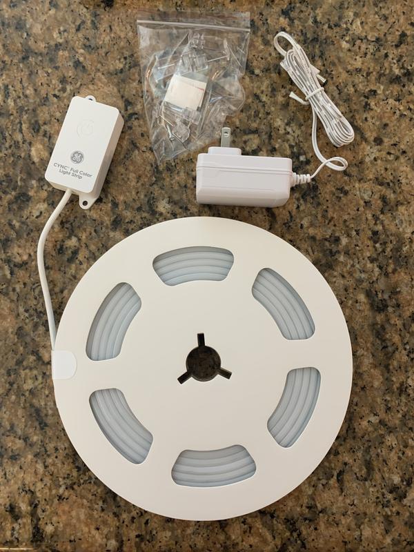 GE Cync 16-ft Smart Plug-in LED Under Cabinet Strip Light - Matter ...