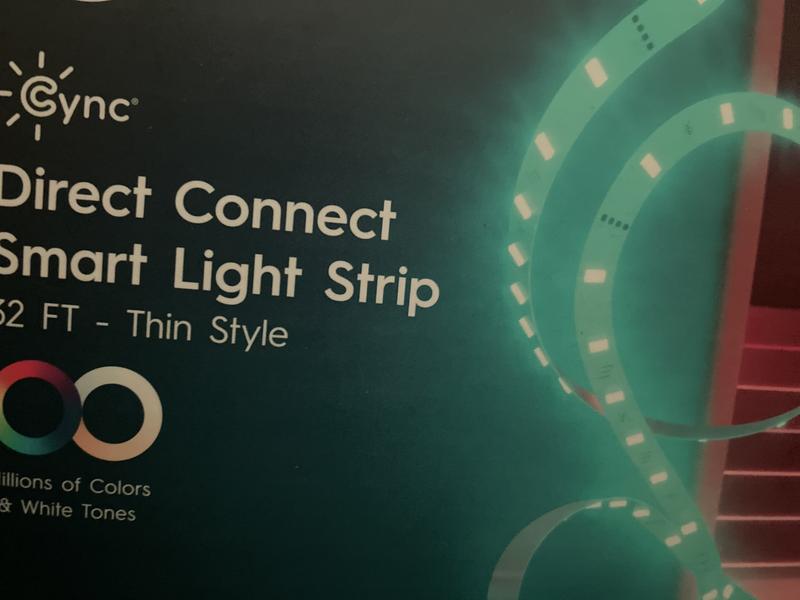 GE Cync 16-ft Smart Plug-in LED Under Cabinet Strip Light - Matter ...