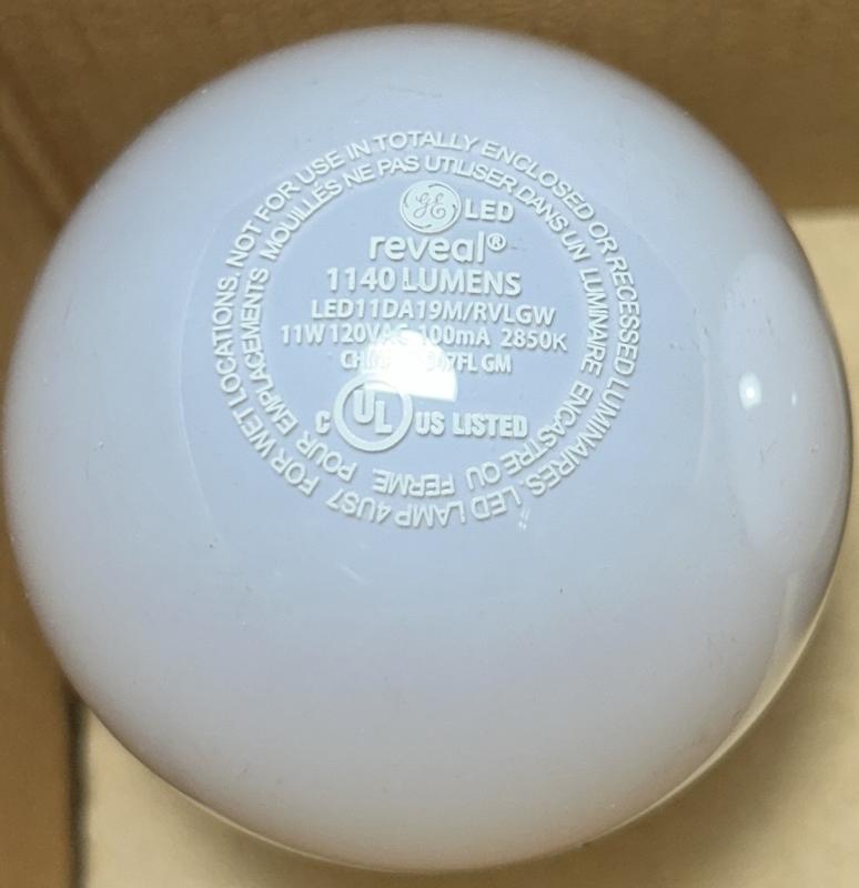 GE Reveal HD 60-Watt EQ A15 Color-enhancing Medium Base (e-26) Dimmable LED General Purpose ...