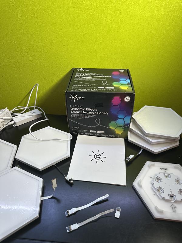 GE 5-Pack 1-ft x 1-ft Multicolor LED Panel Light 93130982 at Lowes.com