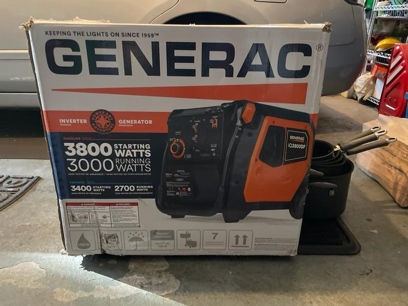 Generac GP3000i 3000-Watt Inverter Generator in the Inverter Generators ...