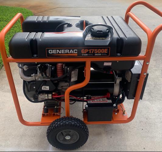 Generac GP17500E 17,500 Watt Electric Start Portable, 49% OFF