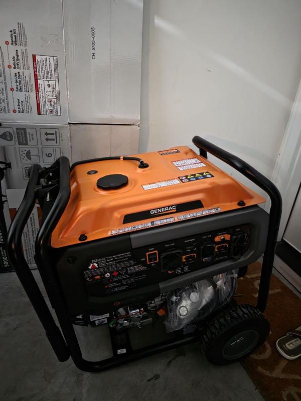 Generac 49 State 12500 / 9500 -Watt Tri fuel Portable Generator in the ...