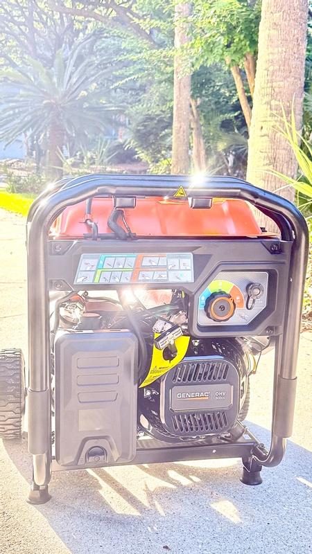 Generac 10,000/8,500-Watt Gasoline Powered XT8500EfI-OL Portable ...