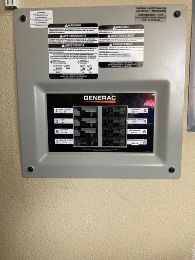 Generac 7,500-Watt (LP)/6000-Watt (NG) Dual-Fuel PowerPact Whole Home ...