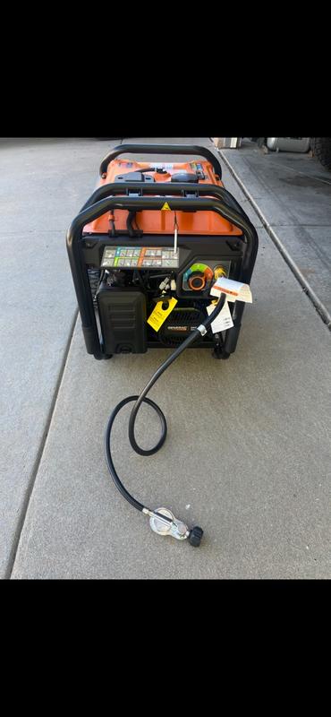 Generac 12500 / 9500 -Watt Tri fuel Portable Generator in the Portable ...