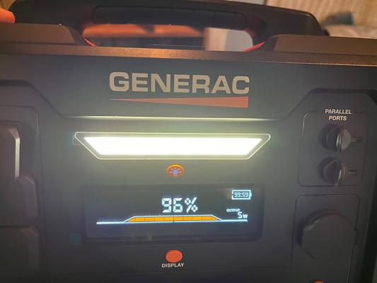 Generac GB1000 Backup Battery Power Station 1600-Watts Portable Power ...