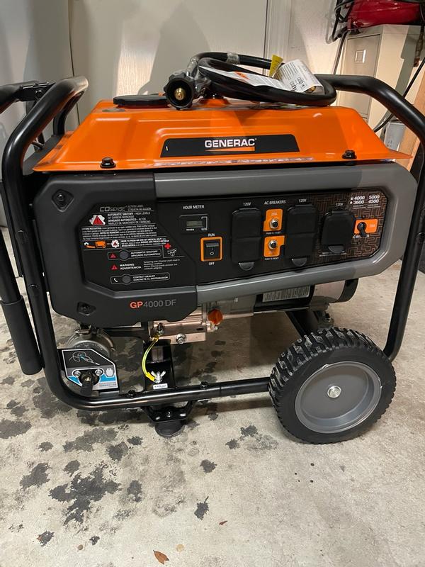 Generac 12500 / 9500 -Watt Tri fuel Portable Generator in the Portable ...