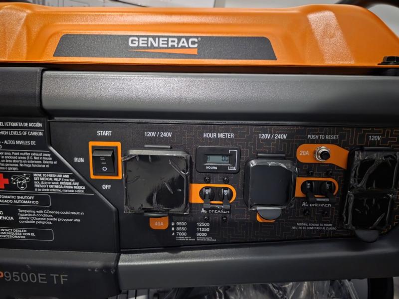 Generac 49 State 12500 / 9500 -Watt Tri fuel Portable Generator in the ...