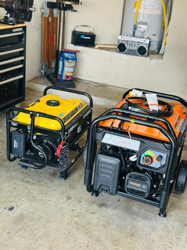 Generac 12500 / 9500 -Watt Tri fuel Portable Generator in the Portable ...