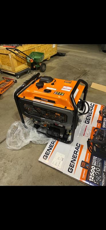 Generac 12500 / 9500 -Watt Tri fuel Portable Generator in the Portable ...