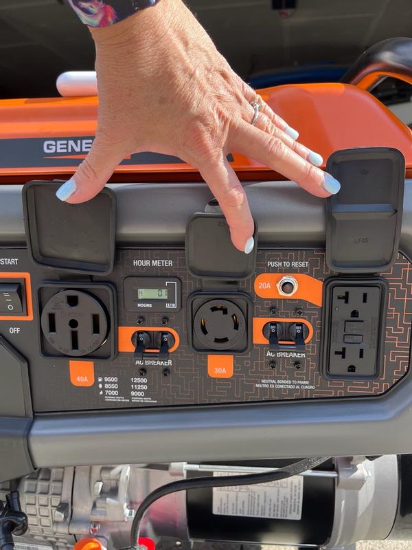 Generac 49 State 12500 / 9500 -Watt Tri fuel Portable Generator in the ...
