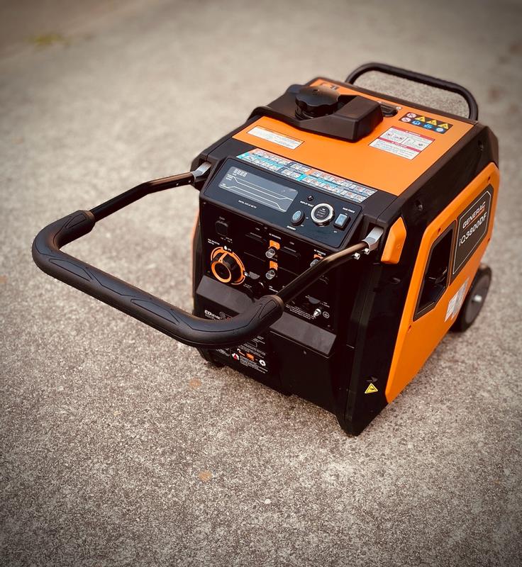 Generac iQ Series 3500 -Watt Single Fuel (Gasoline) Inverter Generator ...