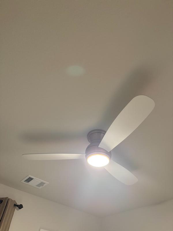 Generation Lighting Orbis 52 Hugger LED 52-in Satin Brass with Matte ...