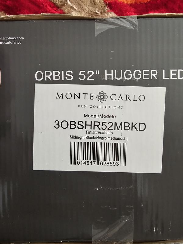 Generation Lighting Orbis 52 LED 52-in Midnight Black LED Indoor ...